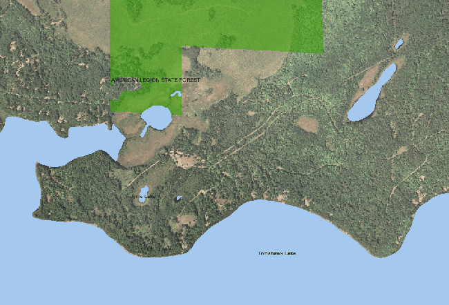 Aerial Map of Kemp Station – Kemp Natural Resources Station